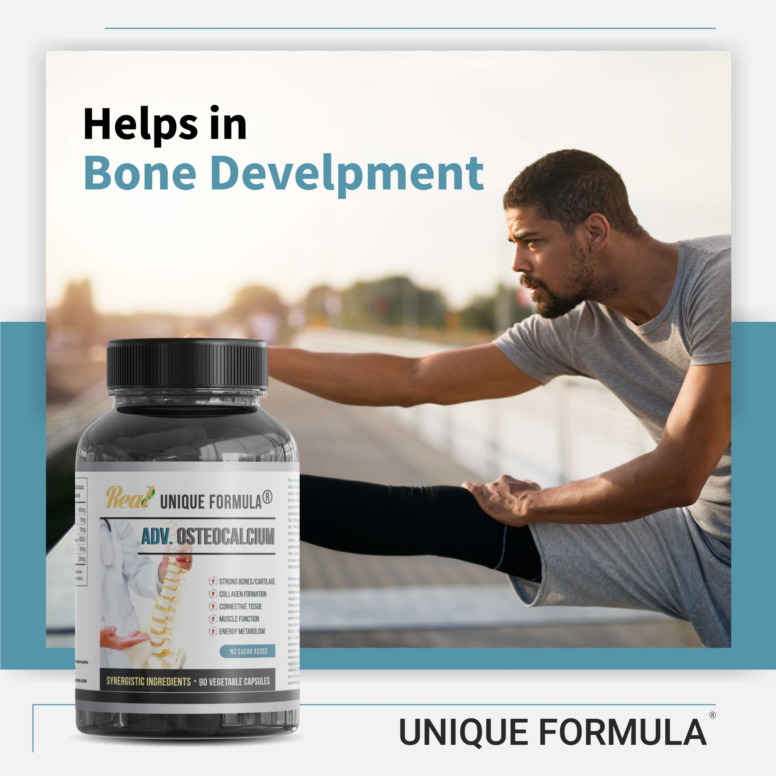 Real • Unique Formula® Adv. Osteocalcium – Real House Canada