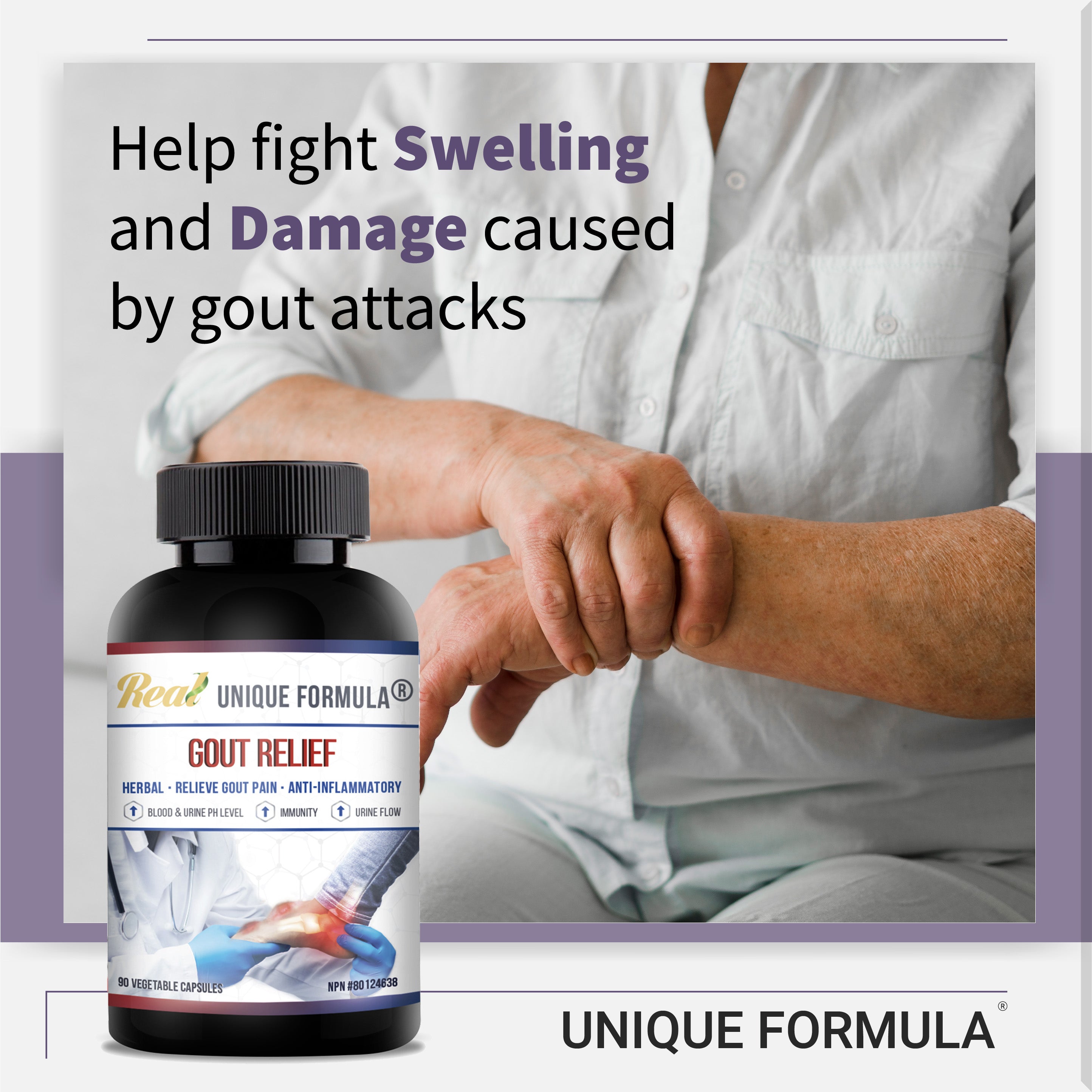 Unique Formula® Gout Relief – Real House Canada