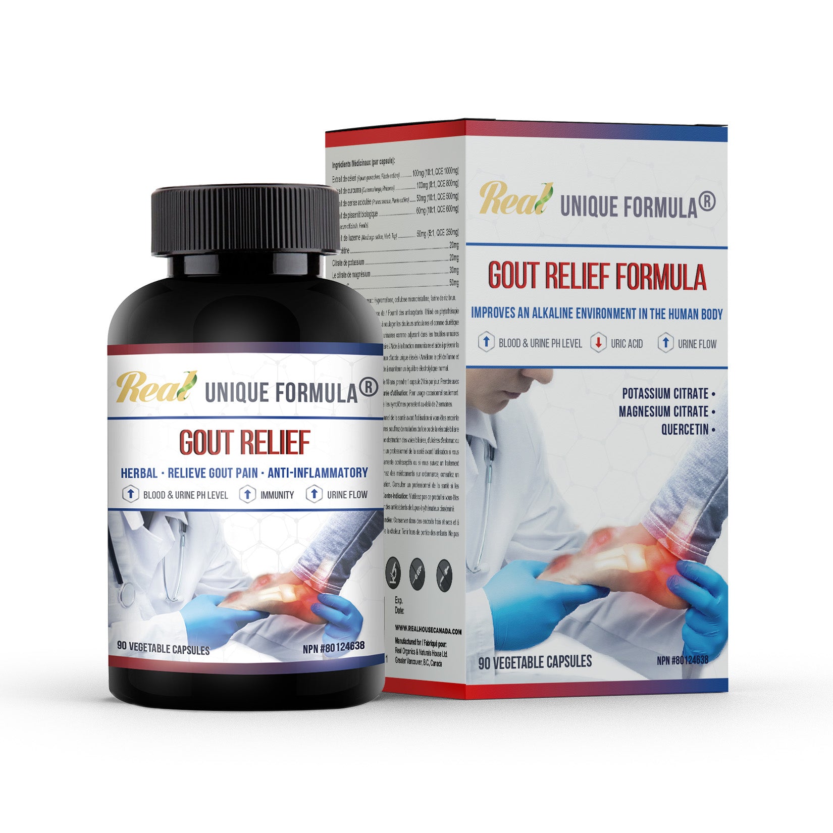 Unique Formula® Gout Relief – Real House Canada